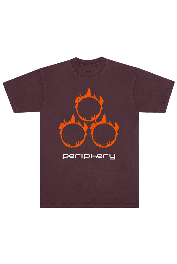Circle Flames Tee (Red)– Periphery